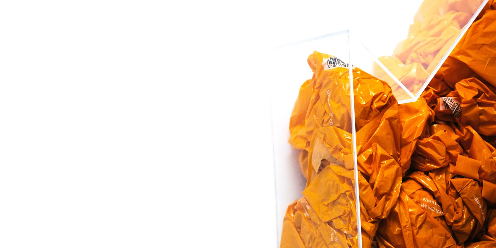 How to solve a very big plastic bag problem